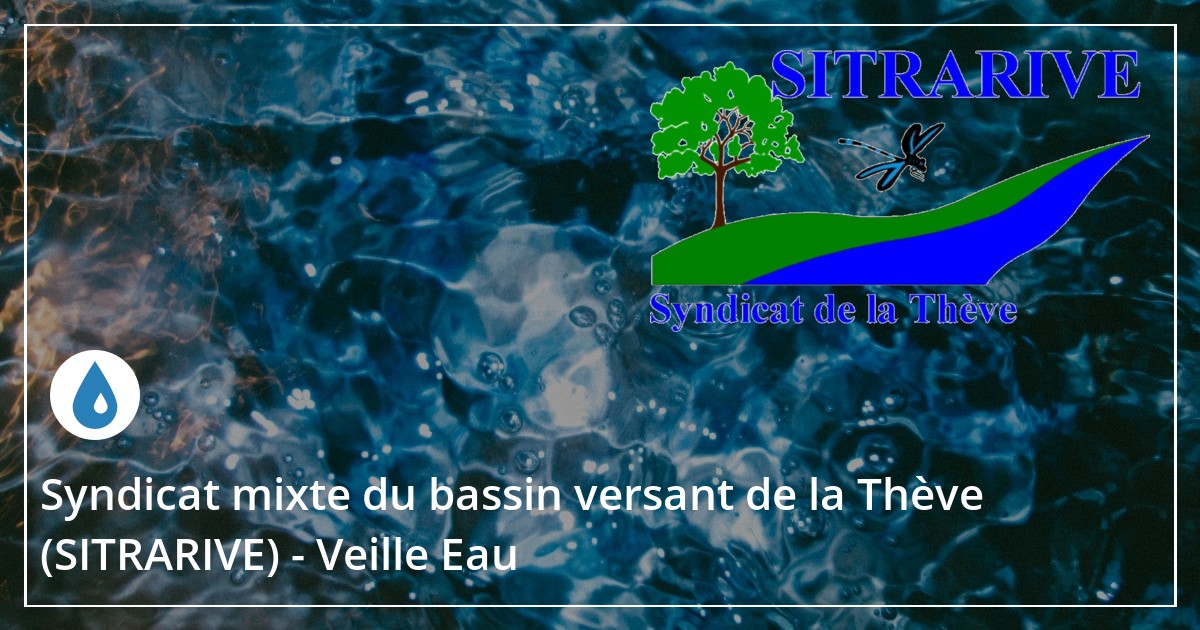 Syndicat mixte du bassin versant de la Thève (SITRARIVE) - Veille Eau